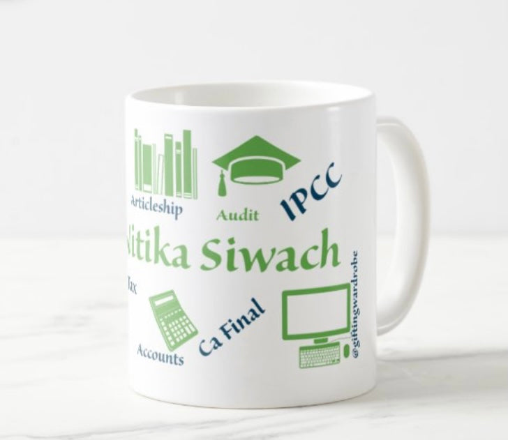 Mug For Chartered Accountant With Name – GiftingWardrobe